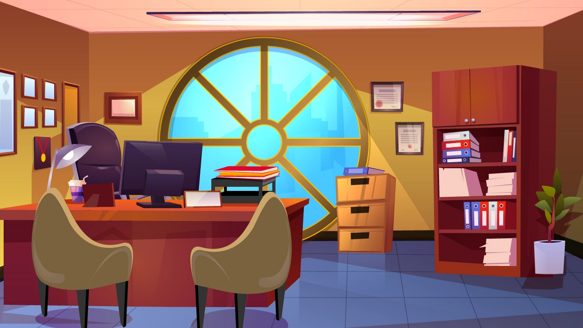 Ms. Principal's office - High School Days