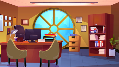 Ms. Principal's office - High School Days